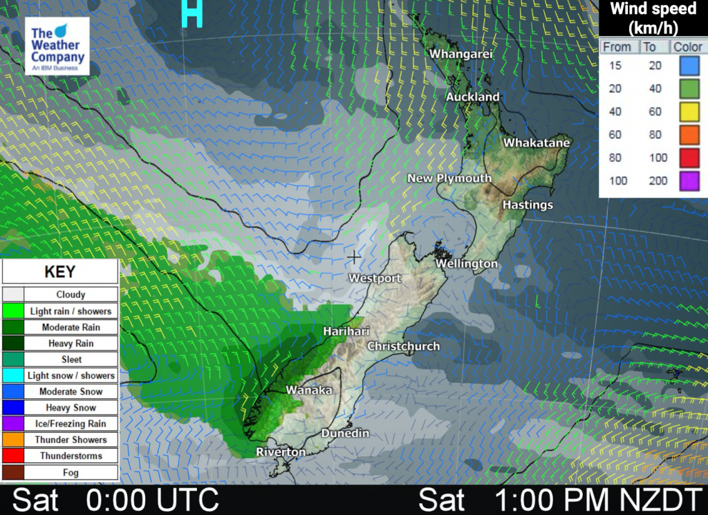 Saturday’s national forecast | WeatherWatch - New Zealand's Weather ...