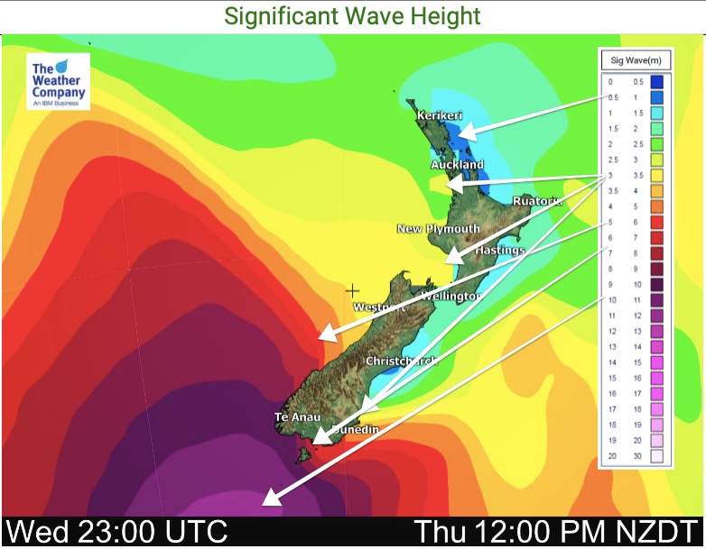 Giant Southern Ocean storm whips up more wind & dangerous seas (+3 Maps ...