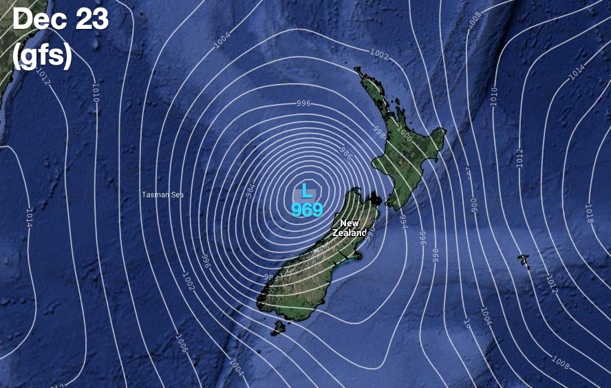 Tropical Cyclone development and potential path towards NZ (+5 Maps ...
