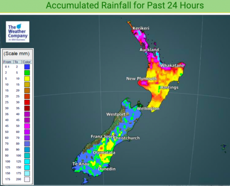 Here’s the regional rainfall from Monday – how much did you record ...