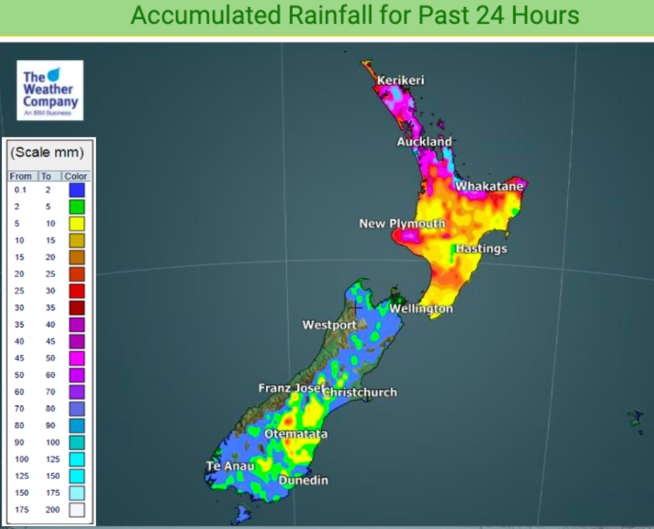 Here’s the regional rainfall from Monday – how much did you record ...