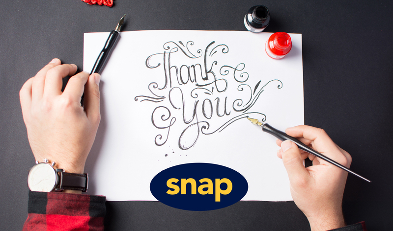 Inspiring thank-you note ideas | Snap Print & Design