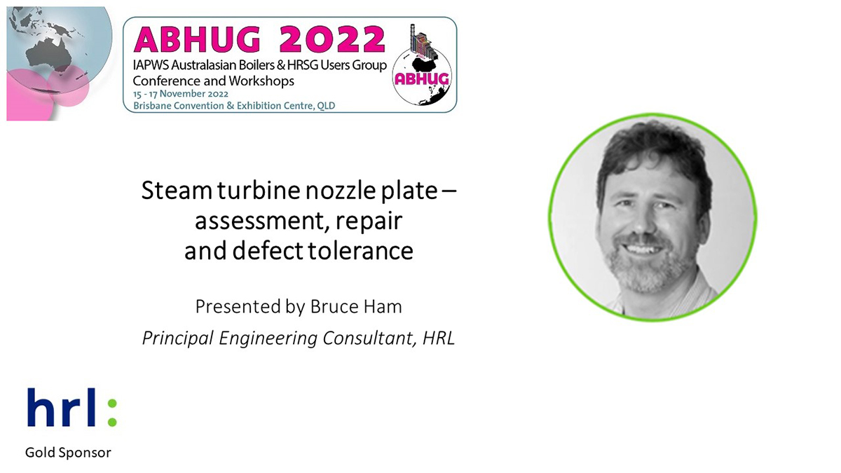 HRL Presenting at ABHUG 2022 on Steam Turbines