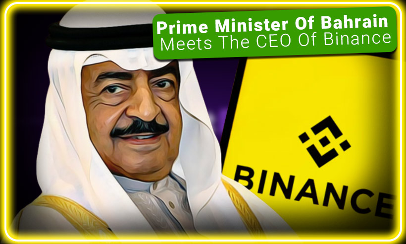 Prime Minister Of Bahrain Meets The CEO Of Binance