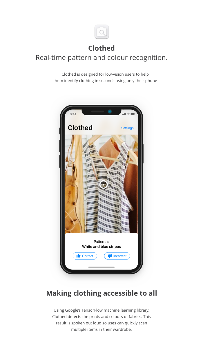 GitHub - sophgdn/Clothed: An IOS application that uses TensorFlow to ...