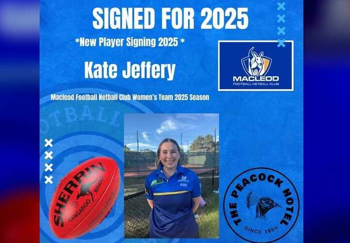 Welcome Kate Jeffrey!