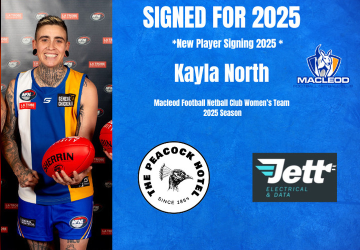 Macleod FC Women's Team Welcomes Kayla North
