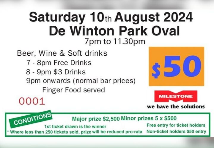 $5000 Draw Tickets Available - Buy Today