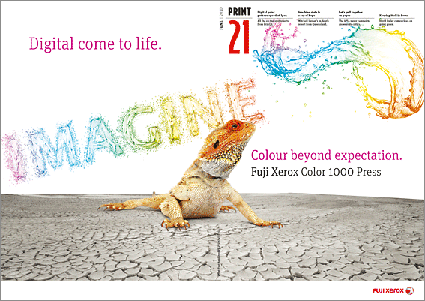Fuji Xerox digital magazine cover for Print21 proves a hit - Print21